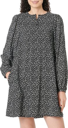 Only Damen Onlsandy Life L/S Dress Noos Ptm Kleid mini, Black 2, S EU