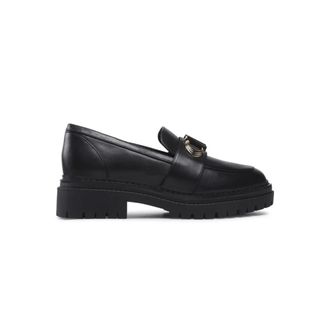 Michael Kors Femme, Chaussures, Noir, Taille: 39 EU Mocassin en cuir Parker