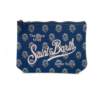 MC2 Saint Barth Femme, Sacs, Bleu, Taille: ONE Size Pochette Aline