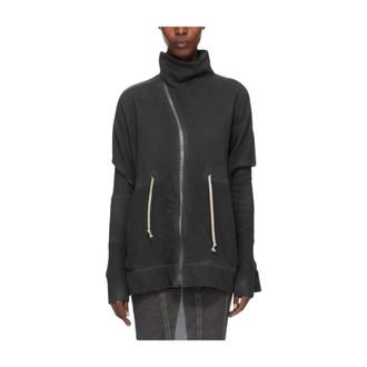 Rick Owens Femme, Sweatshirts et sweats &agrave; capuche, Noir, Taille: 36 FR Mountain Jacket