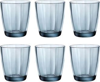 Bormioli Rocco Pulsar Ocean Trinkgläser, 30 cl, Blau, 6 Stück