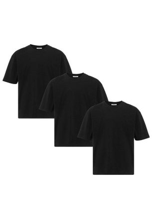 Red Bridge T-Shirt 3er Pack Oversized Basic T-Shirt - Minimalistischer Look, Rundhals (Set, 3-tlg) Basic Design f&uuml;r vielseitige Outfits