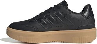 adidas Courtblock Shoes Femme Chaussures, Core Black Core Black Grey Five, 41 1/3 EU