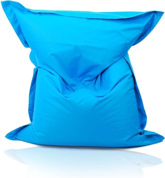 Kinzler S-10137/41 XXL Riesensitzsack, 140x180 cm, neue Styroporkügelchen, Sitzsack Outdoor Indoor, in vielen verschiedenen Farben, mit Innensack, türkis