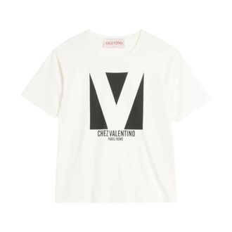 Valentino Garavani Wei&szlig;es T-Shirt - - Tops - Herren - Wei&szlig; - XL