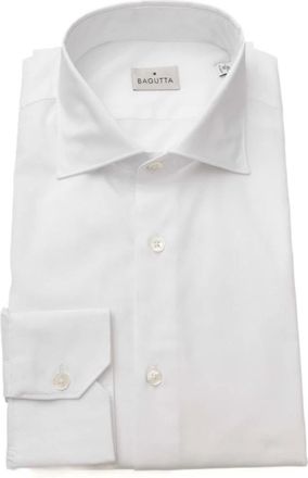 Bagutta Homme, Chemises, Blanc, Taille: XL Chemise habill&eacute;e coupe classique