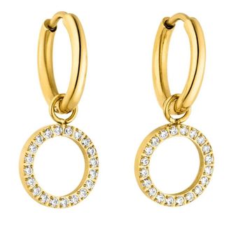 Purelei Ohrringe - Creolen Closed Glow - Gr. unisize - in Gold - f&uuml;r Damen