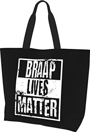 AOOEDM Dirt Bike Matter Sac &agrave; provisions r&eacute;utilisable en toile pour femme