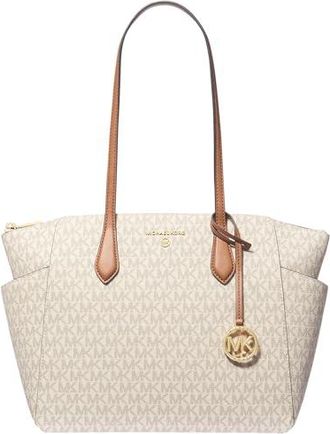 Michael Kors Cabas Marilyn, Vanilla/Acorn