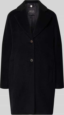 Marc Cain Relaxed Fit Mantel aus Schurwoll-Mix mit Alpaka-Anteil