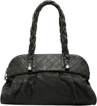 Chanel Pre-owned Cuir sacs-chanel - Femme - Pre-owned - Noir - Taille: ONE Size