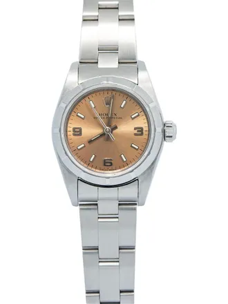 Rolex montre Oyster Perpetual 26 mm pre-owned - Orange