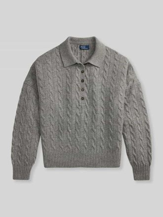 Polo Ralph Lauren Loose Fit Pullover aus Woll-Mix mit Kaschmir-Anteil