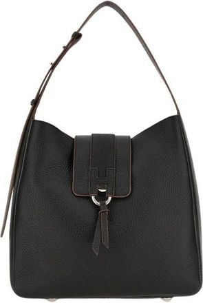 Hogan Femme, Sacs, Noir, Taille: ONE Size Trend Hobo Bag