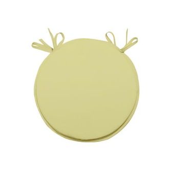 Soleil d'Ocre Alix Dessus de Chaise Bistrot, Polyester, Vert Citron, 40 cm