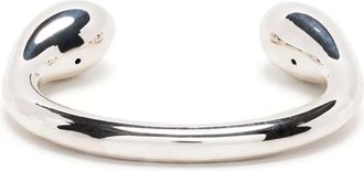 Jil Sander Armspange mit poliertem Finish - Silber