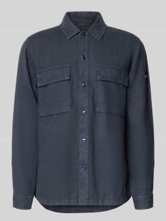 Boss Orange by Hugo Boss Relaxed Fit Freizeithemd aus reinem Leinen Modell LOCKY