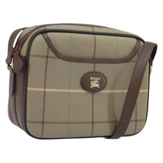 Burberry Pre-owned Vintage Canvas Schultertasche - - Pre-owned - Damen - Braun - ONE SIZE