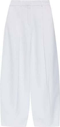 Jacquemus Hose mit weitem Bein - Wei&szlig;