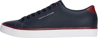 Tommy Hilfiger Baskets Vulcanis&eacute;es Homme Basses, Bleu (Desert), 46