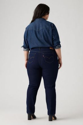 Levi's Jean 314 Galbant Straight (grandes Tailles) - Femme - Bleu / Darkest Sky - 14L