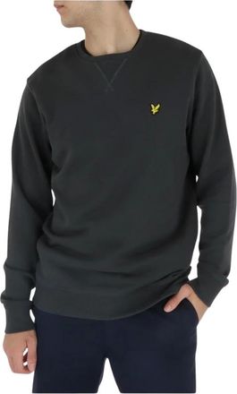 Lyle & Scott Homme, Sweatshirts et sweats à capuche, Gris, Taille: 2XL SweaT-shirt Gris Imprimé Col Rond