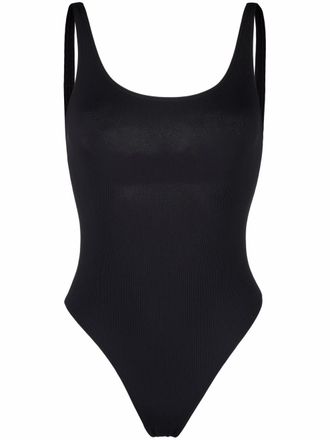 Palm Angels maillot de bain &agrave; logo imprim&eacute; - Noir