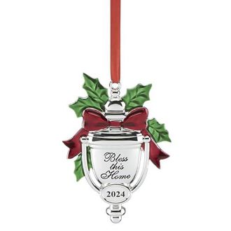 Lenox 895759 2024 Bless This Home Metallornament, Weihnachten