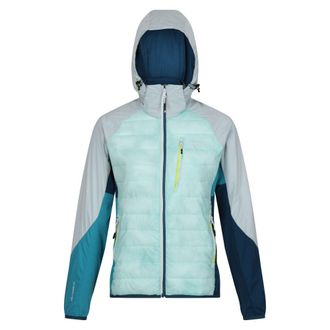 Regatta Damen Womens Andreson Jacket Pro Hybrid Kapuzenmantel, leicht, Durchgehender Reißverschluss, Bleached Aqua/Tahoe Blue, 46