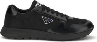 Prada Prax 01 Leder-Sneakers - - Shoes - Herren - Schwarzk - 43 EU