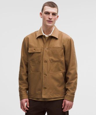 lululemon Utilitech Twill Chore Coat f&uuml;r M&auml;nner - Khaki - Gr&ouml;&szlig;e XL