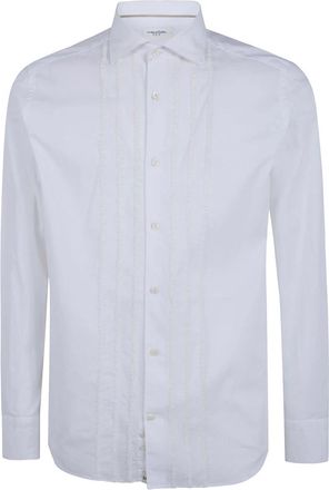 Tintoria Mattei Homme, Chemises, Blanc, Taille: M Casual Shirt