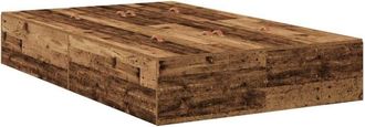 vidaXL Bettgestell Altholz 200 x 120 x 31.5 cm Holzwerkstoff Vidaxl
