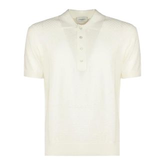 Paolo Pecora Sweater Polo - - Tops - Herren - Beige - 2XL