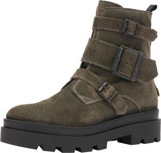 FLY London Fly London Damen Jeda817fly Springerstiefel, grau, 38 EU