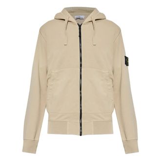 Stone Island Homme, Sweatshirts et sweats &agrave; capuche, Beige, Taille: S Zip-throughs