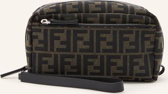 Fendi Kulturtasche Small schwarz