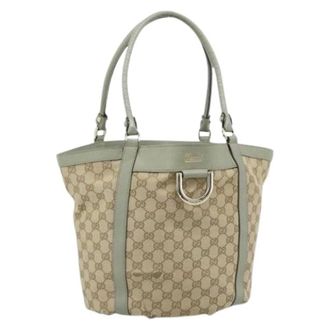 Gucci Pre-owned Vintage GG Canvas Tote Bag - Femme - Pre-owned - Beige - Taille: ONE Size