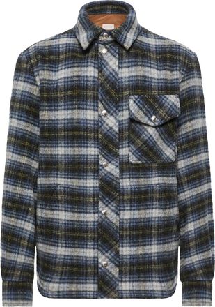 Moncler Moncler Surchemise En Laine &Agrave; Carreaux, Homme, Noir, Taille: Xl