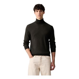 A|X Armani Exchange Pull &agrave; col roul&eacute; - Homme - Pulls - Gris - Taille: XL