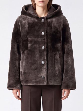 Yves Salomon Pelzmantel Damen Farbe Schwarz
