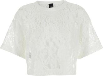 Pinko Pinko, Femme, Tops, Blanc, Taille: 38 FR T-shirt Damigiana