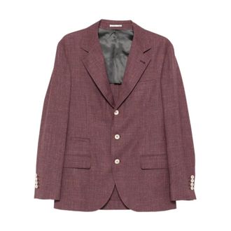 Brunello Cucinelli Blazer - - Jackets - Herren - Rot - 2XL