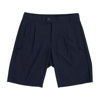 People of Shibuya Stoffhose mit Falten - - Shorts - Herren - Blau - L