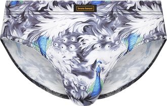 Bruno Banani Bruno Banani Herren Sportslip Blue Bird Slip, Pfau Print, M EU