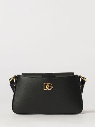 Dolce & Gabbana Mini-Schultertasche aus Glattleder mit DG-Logo