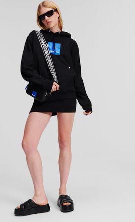Karl Lagerfeld REGULAR FIT LOGO HOODIE, SCHWARZ, XS