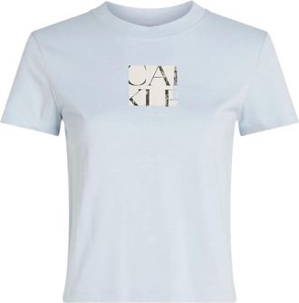Calvin Klein Jeans Femme, Tops, Bleu, Taille: 34 FR Hauts