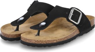 Beliana 1892/11268/93/964 01 Pantolette Rauleder Damen in schwarz - Gr. 37