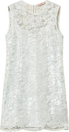 Twinset Femme, Robes, Bleu, Taille: 36 FR Mini-robe Orn&eacute;e de Sequins